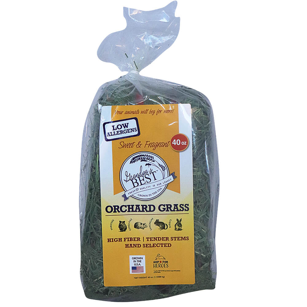 Grandpa's Best Orchard Grass Bale for Small Pets — Lambert Vet Supplies