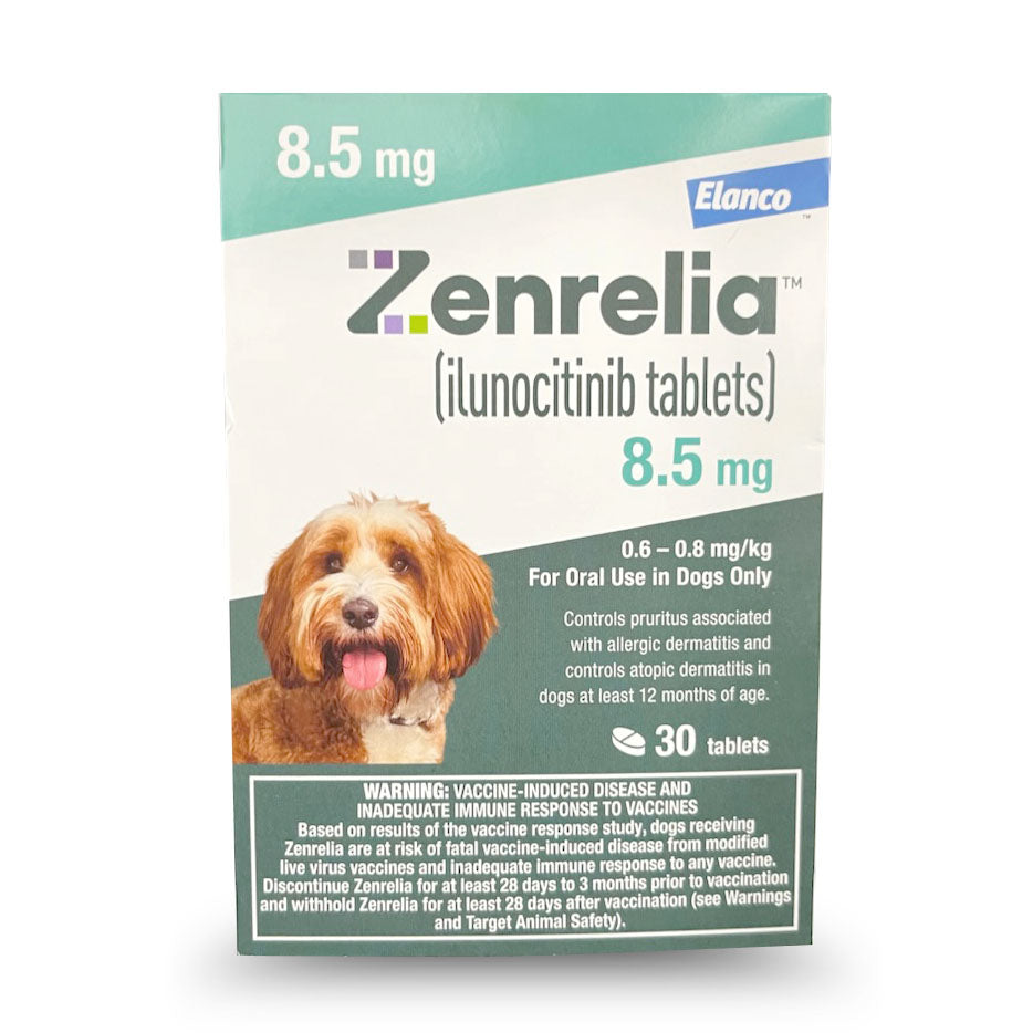 Zenrelia 8.5mg Tablets for Dogs, Green, 30ct, Blister Pack — Lambert ...