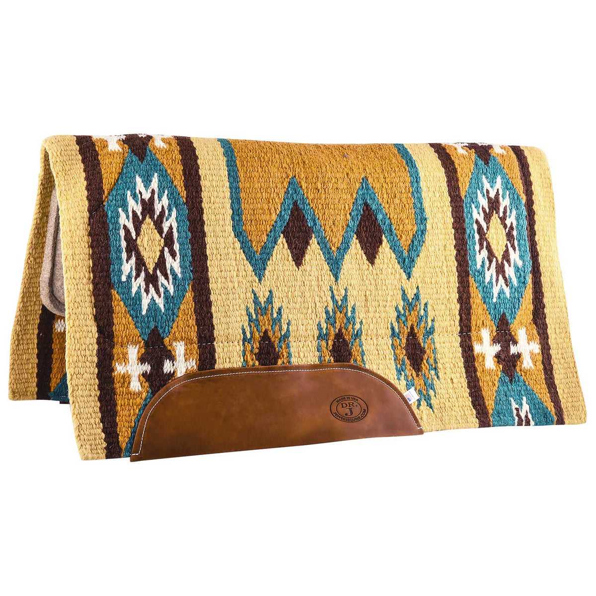 34" x 36" Laredo Wool Pad with Wool Felt Bottom — Lambert Vet Supplies