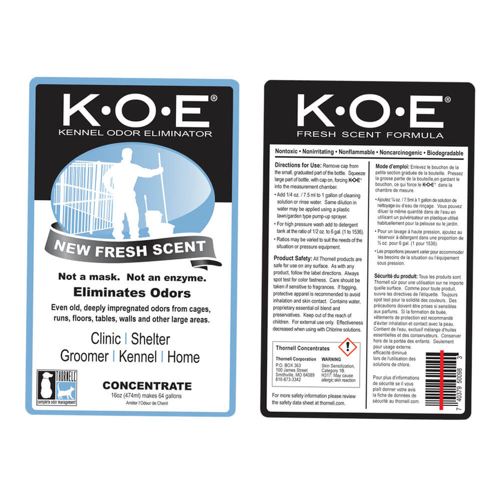 Thornell K.O.E. Kennel Odor Eliminator Concentrate — Lambert Vet Supplies