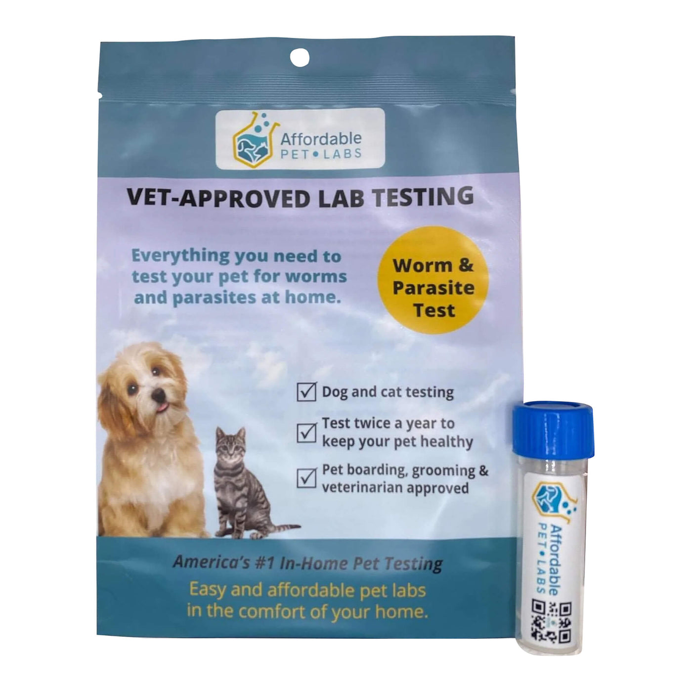 Basic Fecal Diagnostic Test For Dogs and Cats, Easy Home Kit — LVS