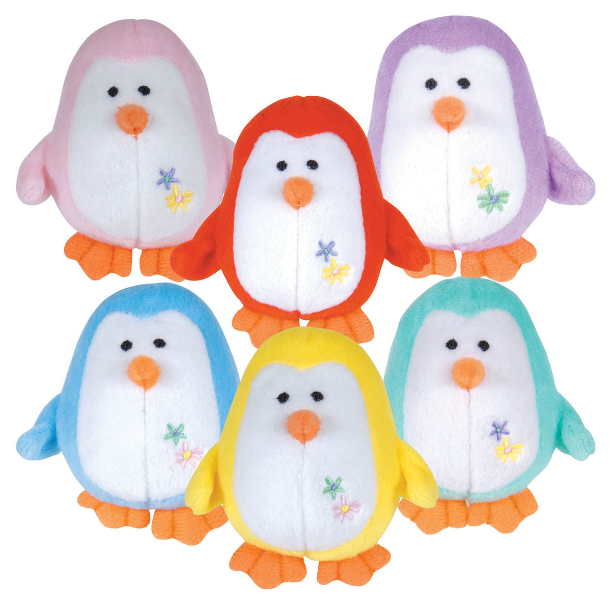 Jeffers® Color Plush Penguin Dog Toys, Approx. 3" — Lambert Vet Supplies
