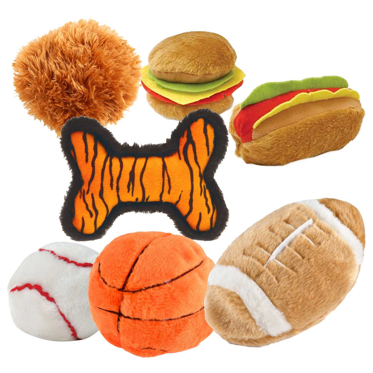 Jeffers Plush Shapes Share the Love, 7 piece Kit — Lambert Vet Supplies
