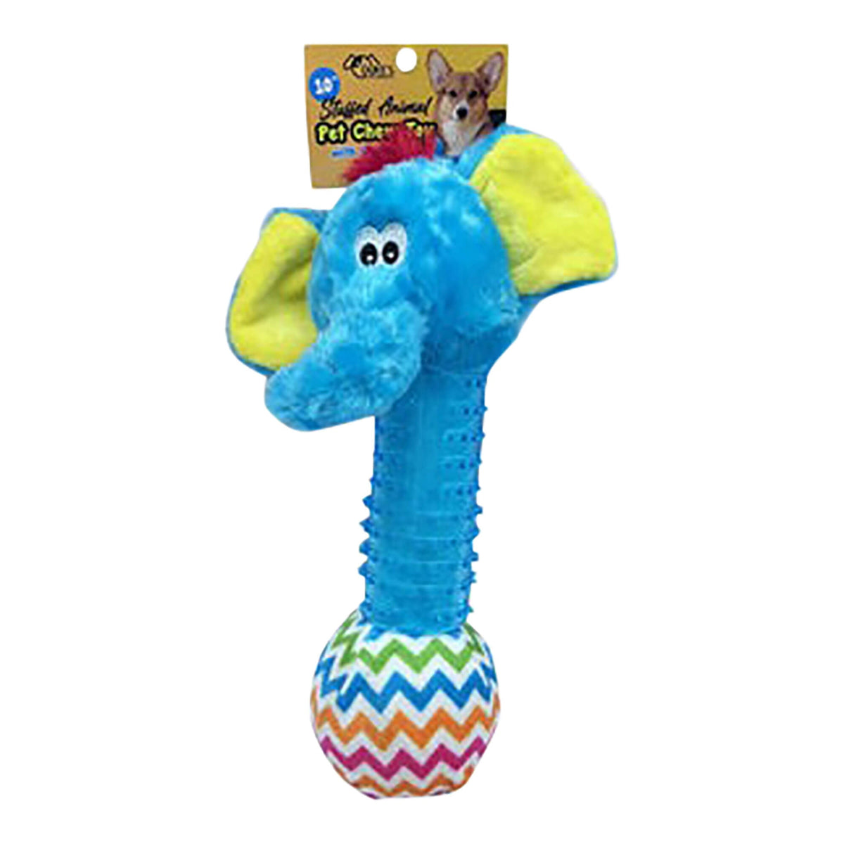 Duke's 10" Stuffed Elephant head Sensory Toy — Lambert Vet Supplies