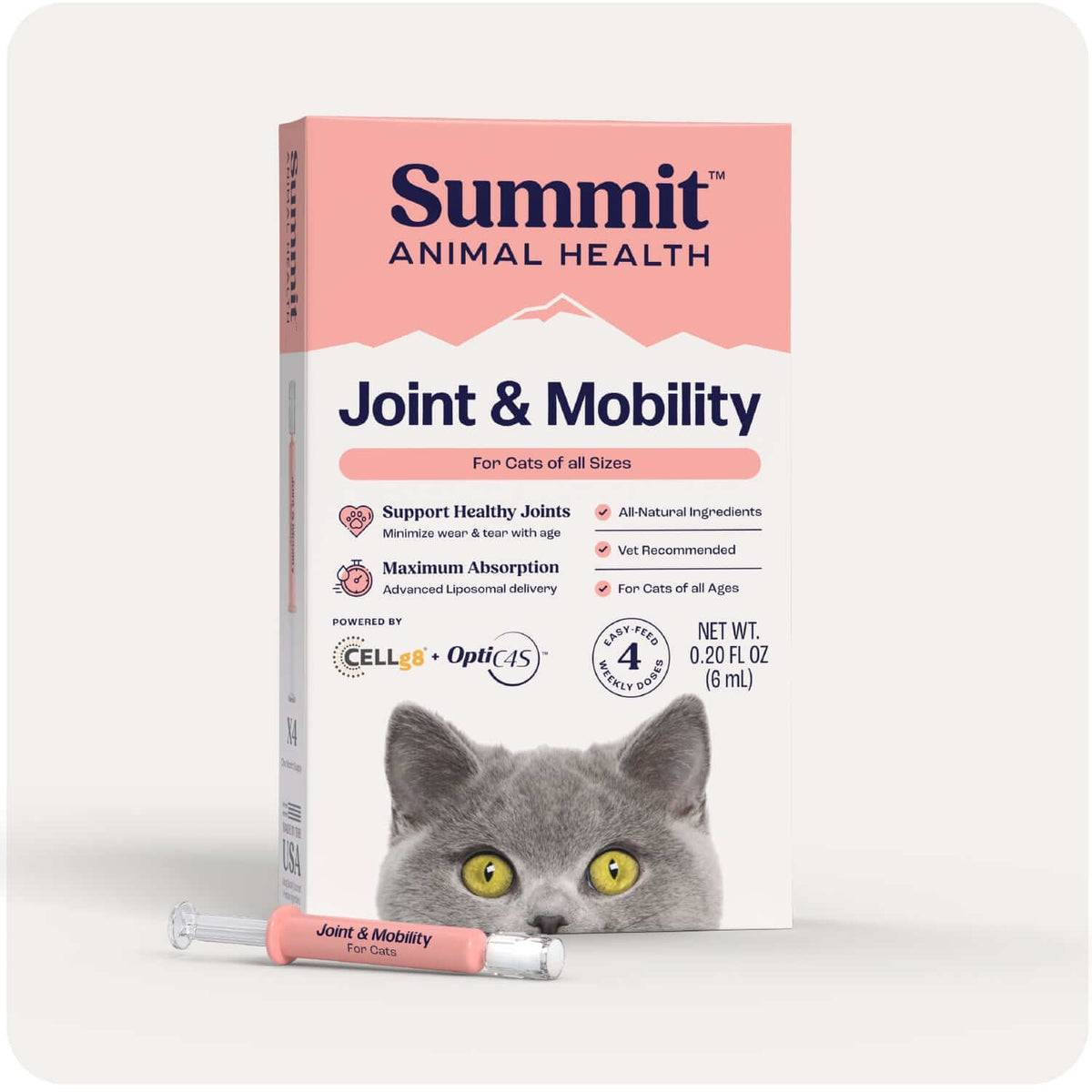 Summit Animal Health Joint and Mobility Liquid for Cats, 6 ml — Lambert ...