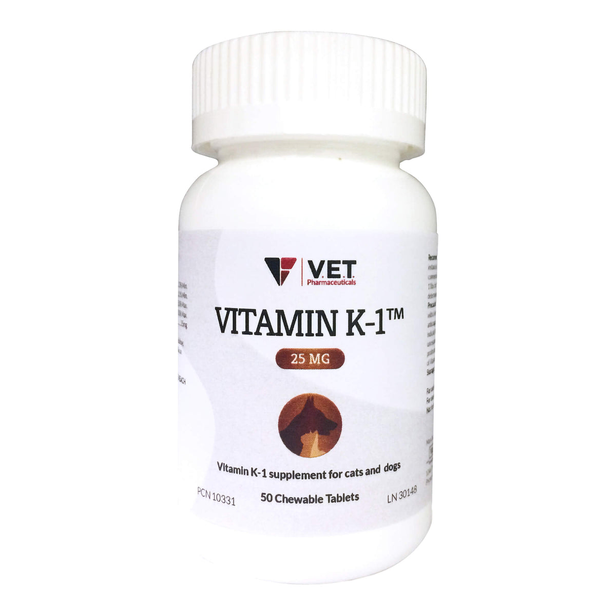 Vitamin K1 Chewable Tablets for Dogs & Cats, Multiple Sizes — Lambert ...