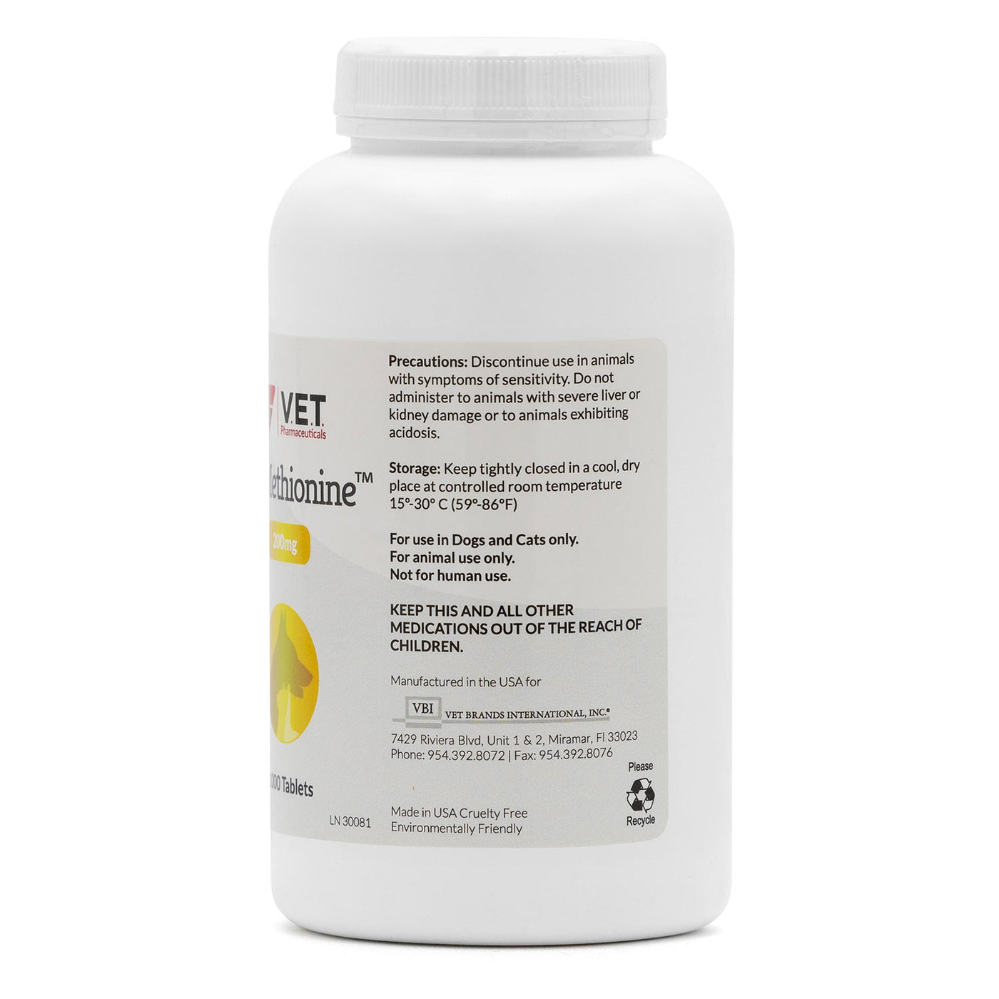 DL Methionine Tablets for Dogs & Cats — Lambert Vet Supplies