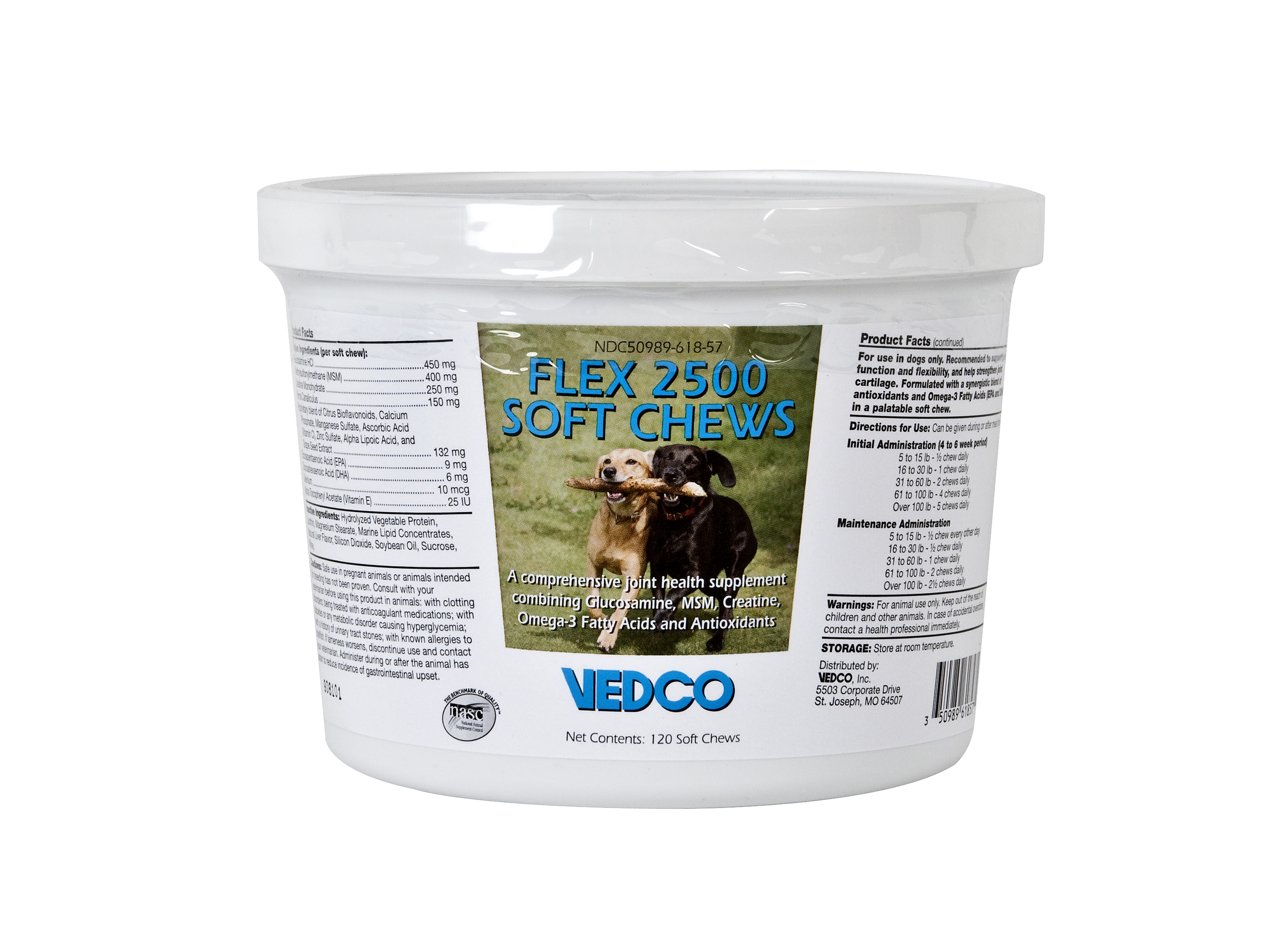 Vedco - Flex 2500 Soft Chews 120ct - — Lambert Vet Supplies