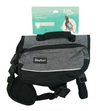 Zippy Paws Lightweight Adventure Dog Backpack, Graphite — Lambert Vet ...