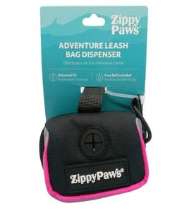 Zippy Paws Adventure Dog Leash Bag Dispenser, Hibiscus Pink — Lambert ...