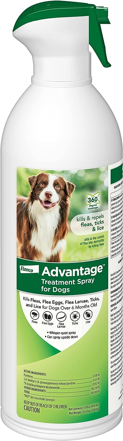 Advantage Treatment Spray for Dogs by Elanco — Lambert Vet Supplies