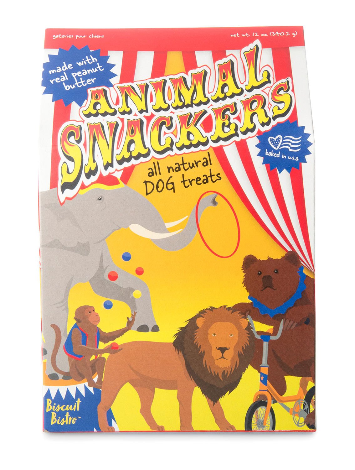 Animal Snackers Dog Treats, Peanut Butter, 12 oz — Lambert Vet Supplies
