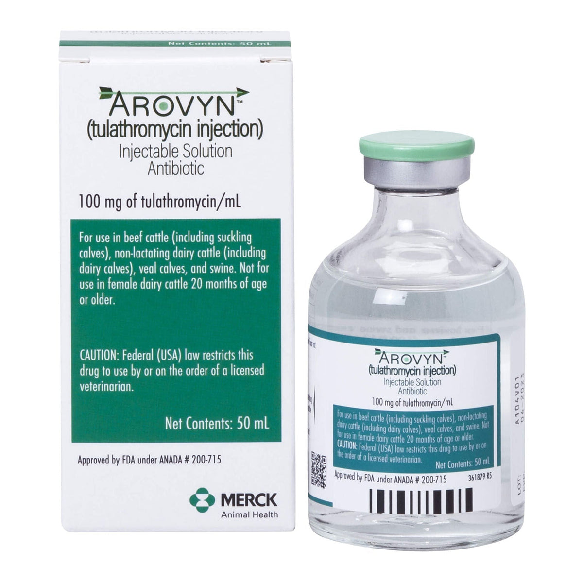 Arovyn (Tulathromycin) Cattle & Swine Antibiotic Injectable — Lambert ...