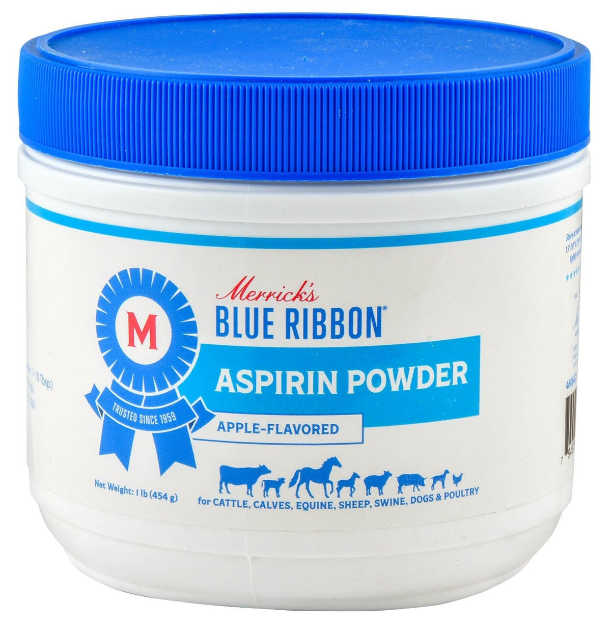 Muscle and Joint Aspirin Powder for Animals, Apple Flavor — Lambert Vet Supplies
