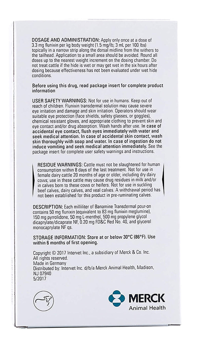 Banamine Transdermal for cattle — Lambert Vet Supplies