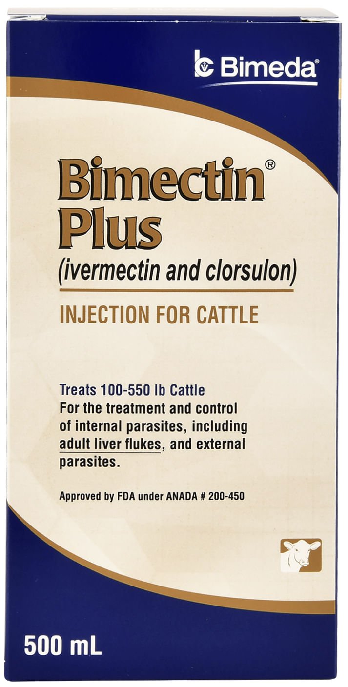 Bimectin Plus Injectable Wormer for Cattle — Lambert Vet Supplies
