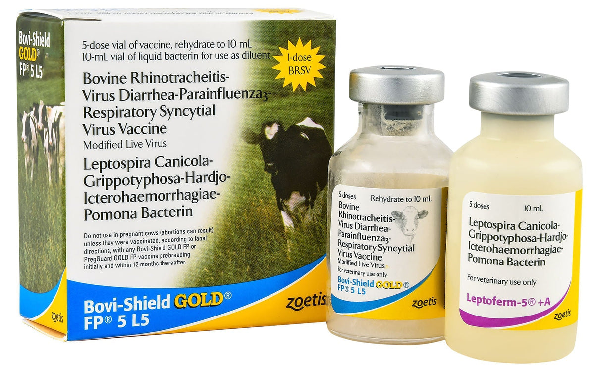 Bovi-Shield Gold® FP® 5 L5 Vaccine for Cattle — Lambert Vet Supplies