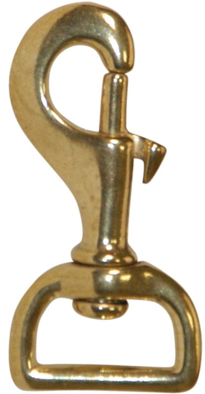 Jeffers Brass-Plated Bolt Snap — Lambert Vet Supplies