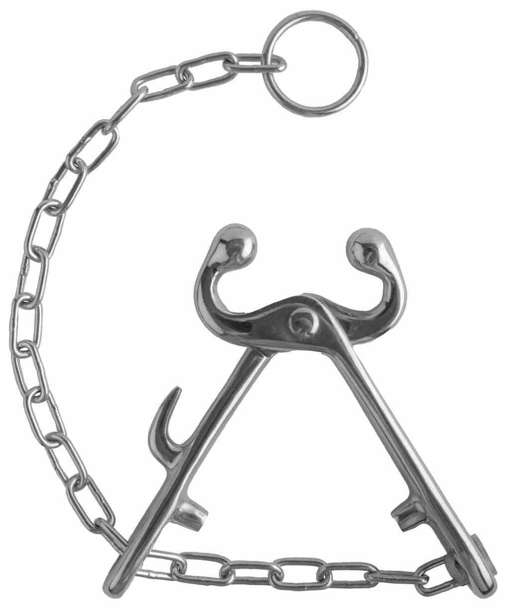 Jeffers Bull Nose Lead with Chain — Lambert Vet Supplies