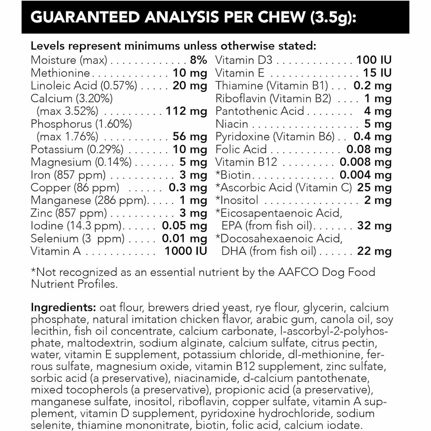 Canine Plus MultiVitamin, 30 Bite-Sized Chews for Dogs — Lambert Vet ...