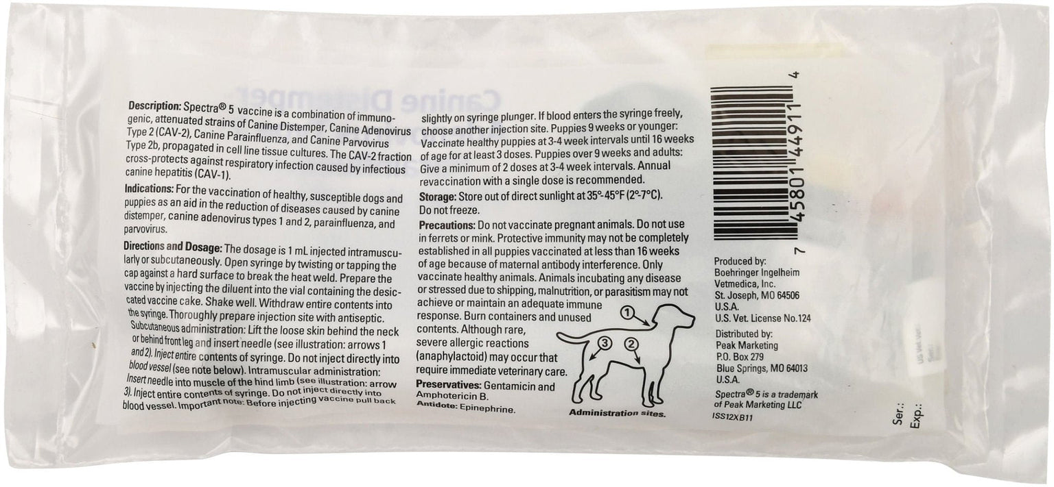 5-Way Dog Vaccines Online — Lambert Vet Supplies
