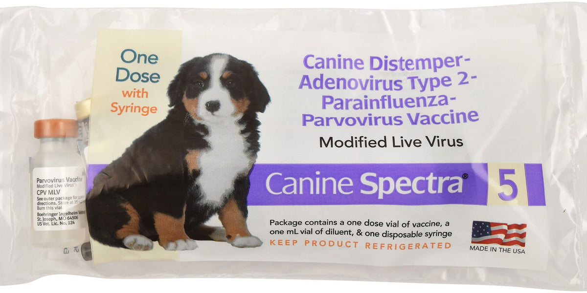 Canine Spectra 5 Puppy & Dog Vaccine (5-in-1 DHPP Vaccine) — Lambert ...