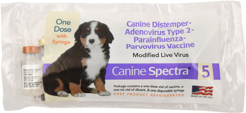 Canine Spectra 5 Puppy & Dog Vaccine (5-in-1 DHPP Vaccine) — Lambert ...