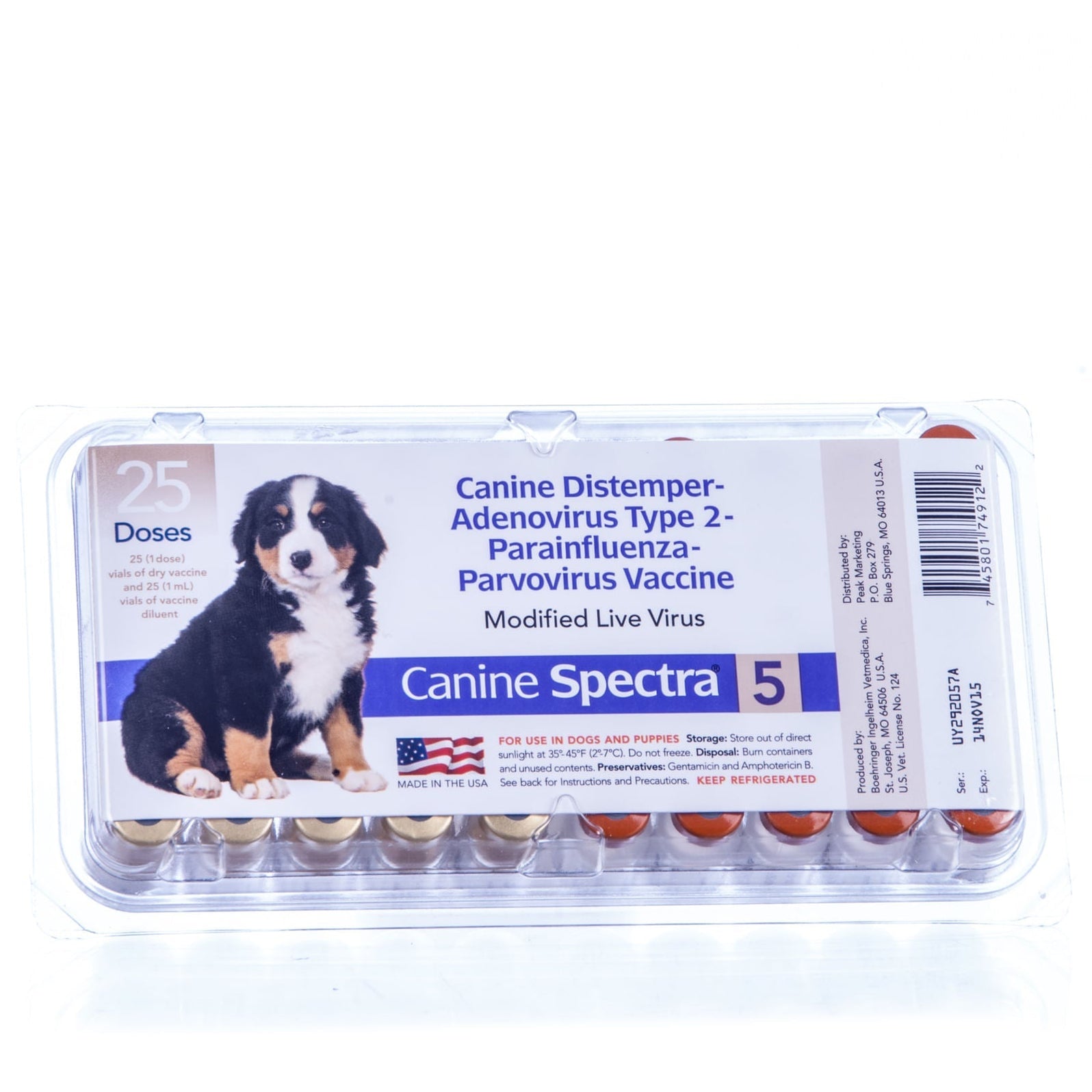 Canine Spectra 5 Puppy & Dog Vaccine (5-in-1 DHPP Vaccine) — Lambert ...