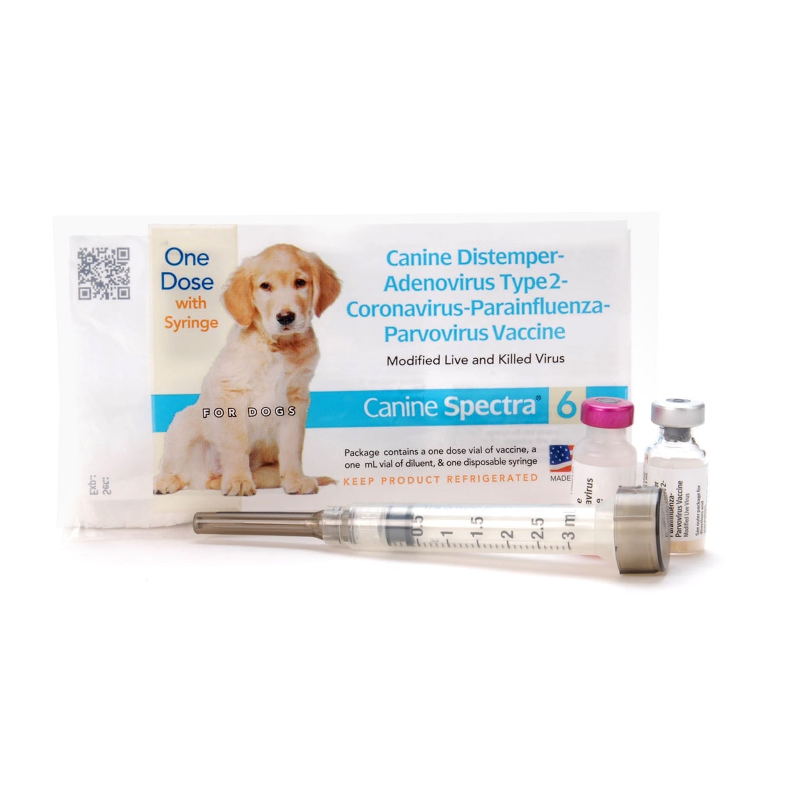 Canine Spectra 6 Dog Vaccine with Parvo and Coronavirus — Lambert Vet ...