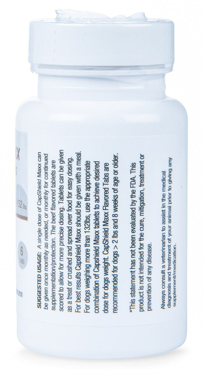 CapShield Maxx Flavored Tabs for Dogs, 6 ct — Lambert Vet Supplies