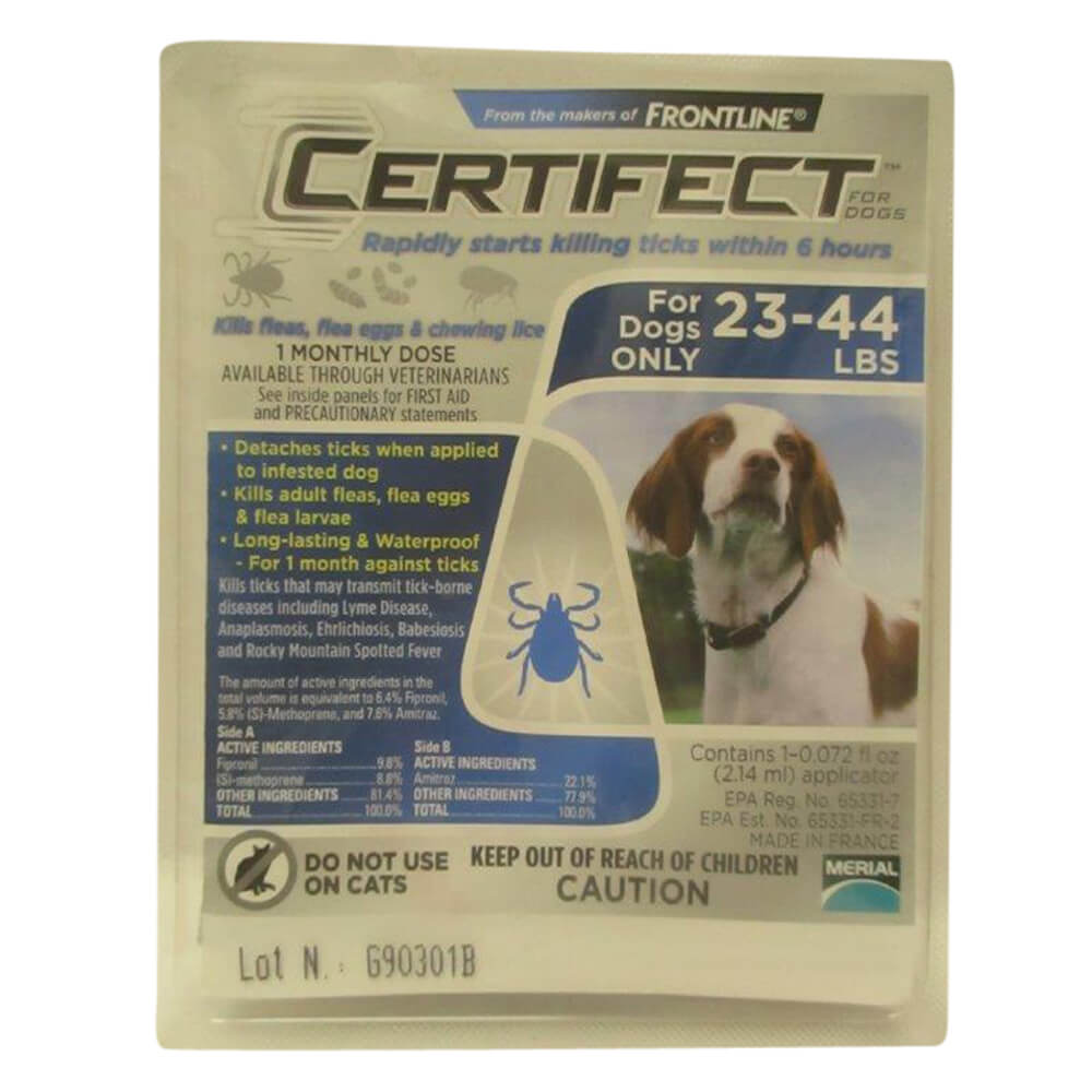 Certifect Flea & Tick Topical Treatment for Dogs — Lambert Vet Supplies