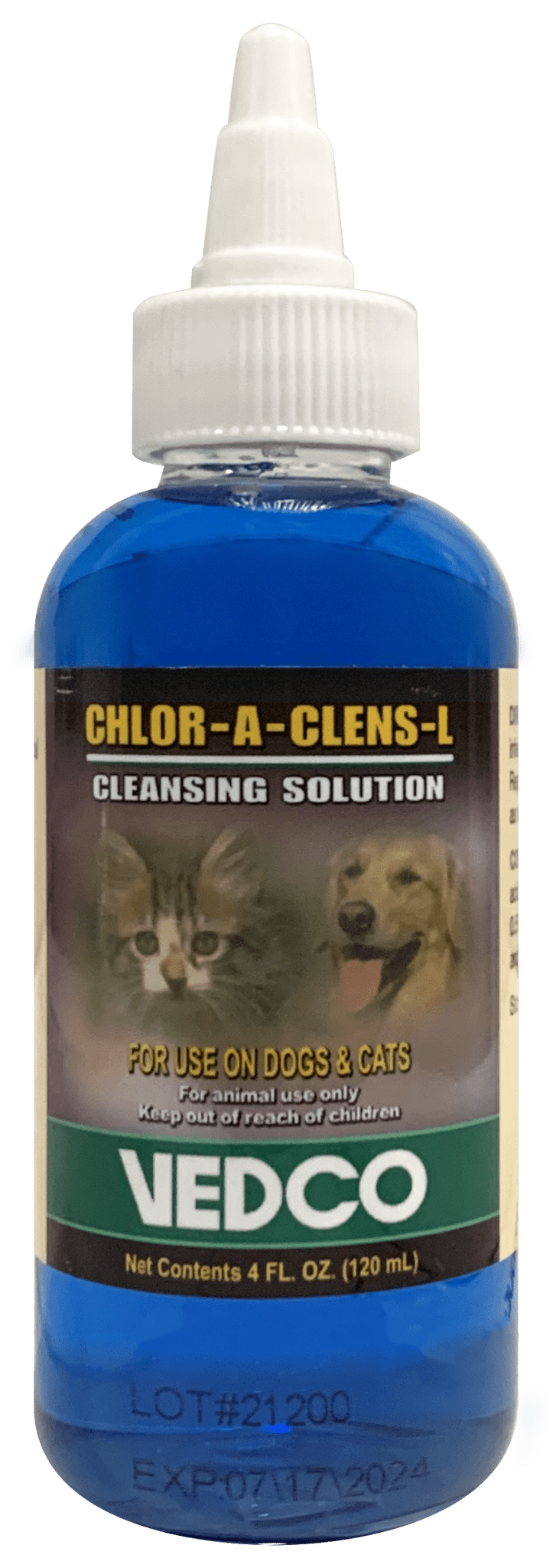 Vedco - Chlor-a-Clens-L (1/2% Lidocaine) 4oz - — Lambert Vet Supplies