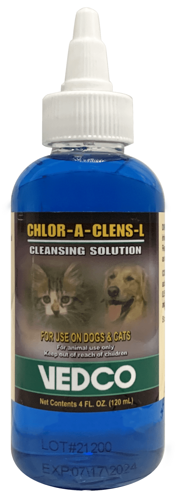 Vedco - Chlor-a-Clens-L (1/2% Lidocaine) 4oz - — Lambert Vet Supplies