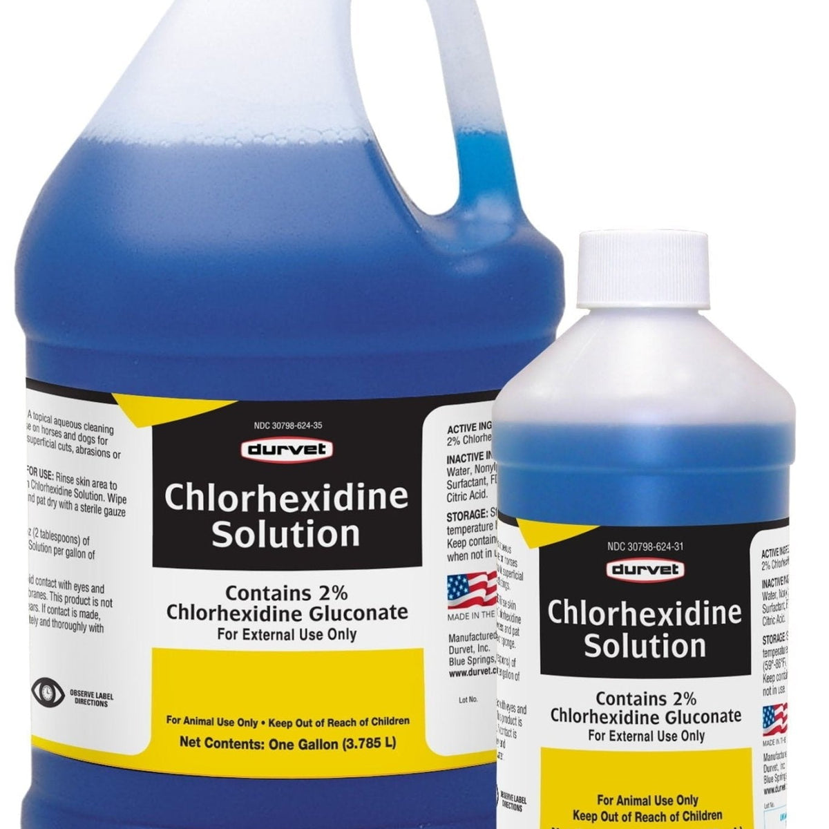 Durvet Chlorhexidine Solution 2%, Gallon — Lambert Vet Supplies