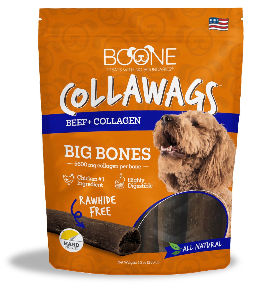 Collawags Large Bones for Dogs, Beef Flavor — Lambert Vet Supplies