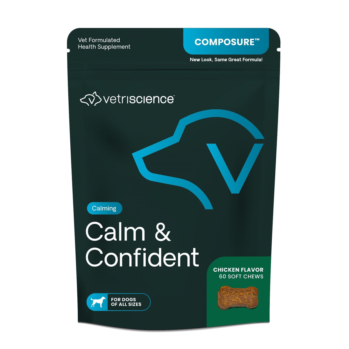 Composure Stress Relief for Dogs, 60 Bite Sized Chews — Lambert Vet ...