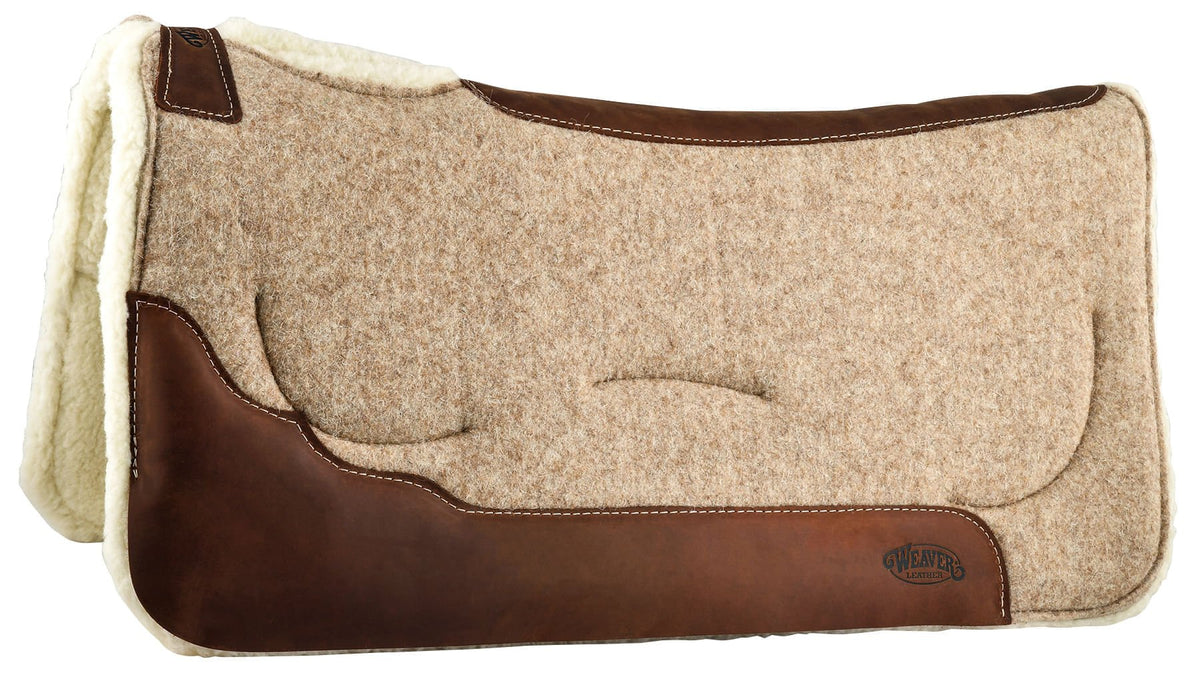 Contoured Shock-Absorbing Gel Merino Wool Saddle Pad — Lambert Vet Supplies