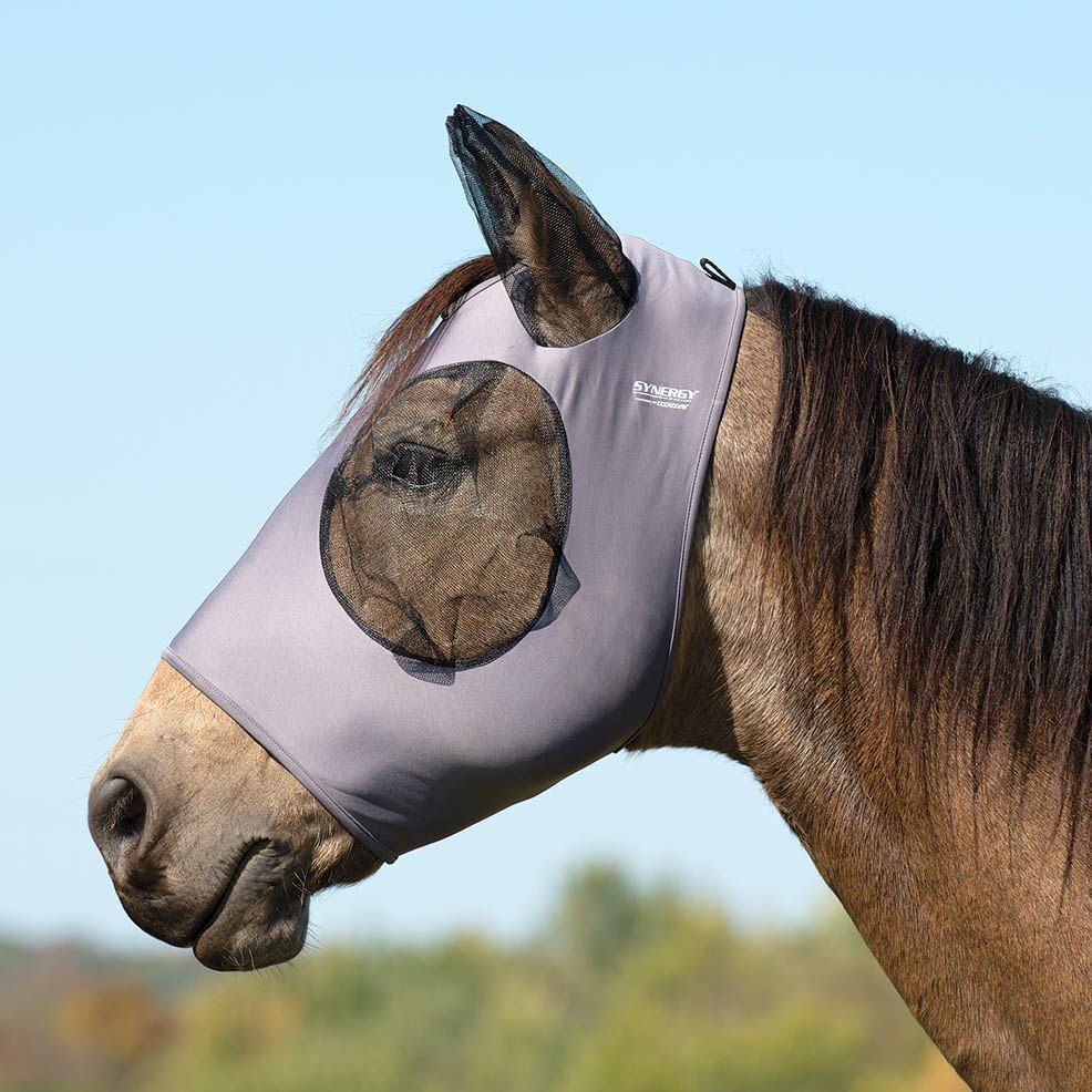Coolcore Cooling Horse Fly Mask — Lambert Vet Supplies