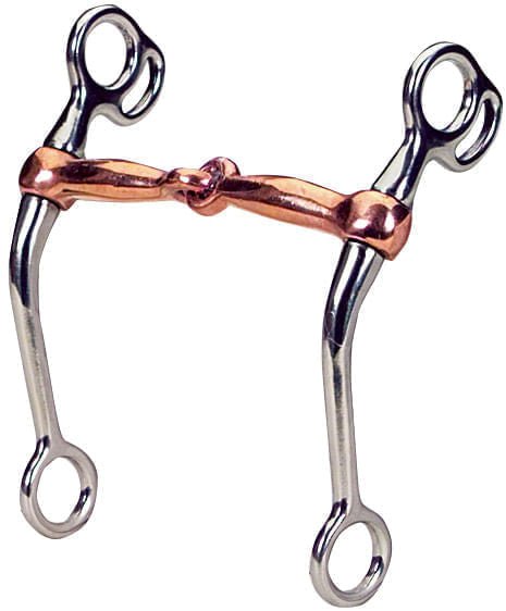 Copper Snaffle Mouth Training Horse Bit — LVS
