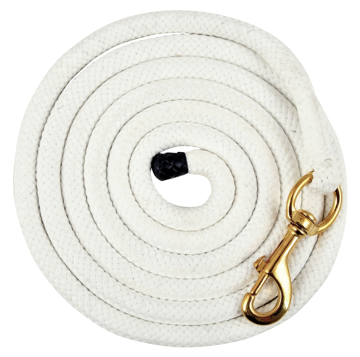 Jeffers Cotton Horse Lead Rope with Brass Bolt Snap, 3/4" x 10'L ...