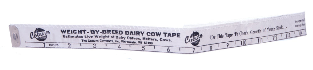 Dairy Cow Weigh Tape by Coburn — Lambert Vet Supplies