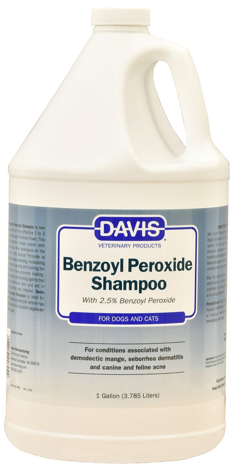 Davis Benzoyl Peroxide Shampoo | Dog Shampoo | Cat Shampoo — Lambert ...