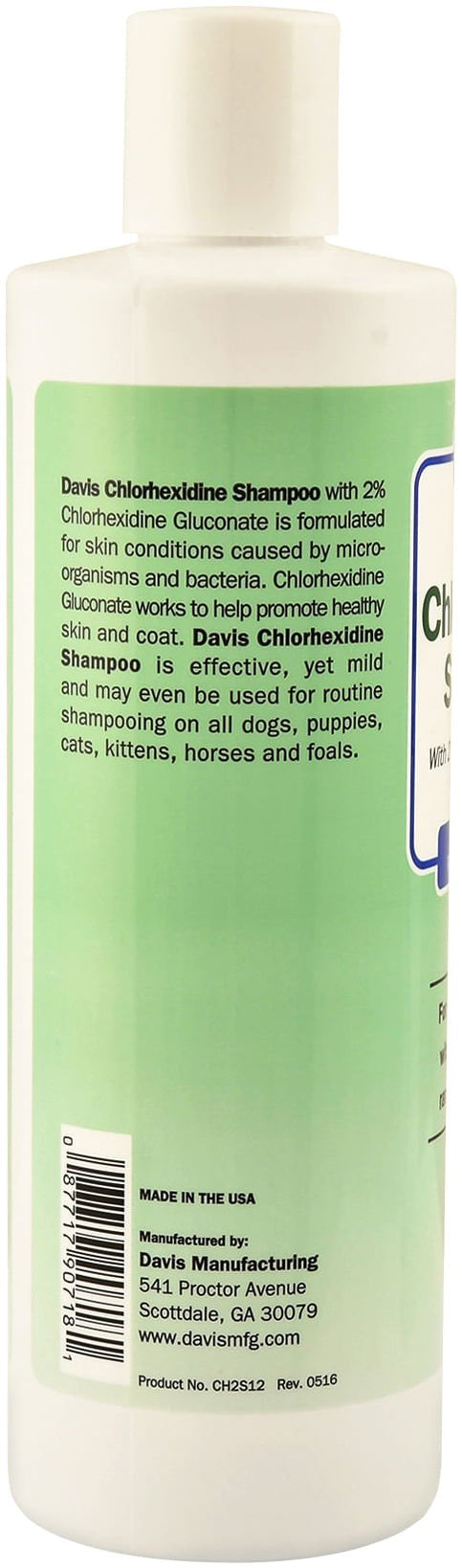 Davis Chlorhexidine Pet Shampoo for Skin Conditions on Dogs & Cats ...