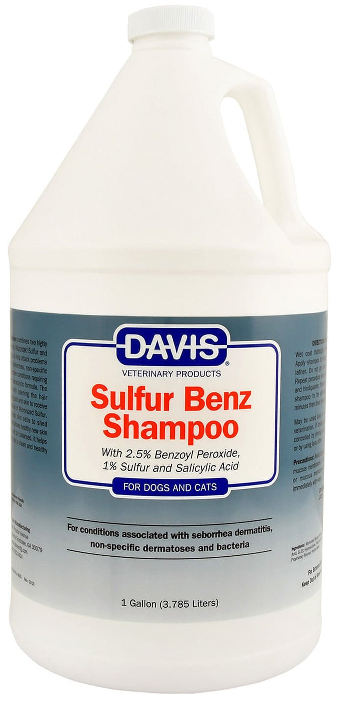 Davis Sulfur Benz (Benzoyl Peroxide) Shampoo for Dogs & Cats — Lambert ...