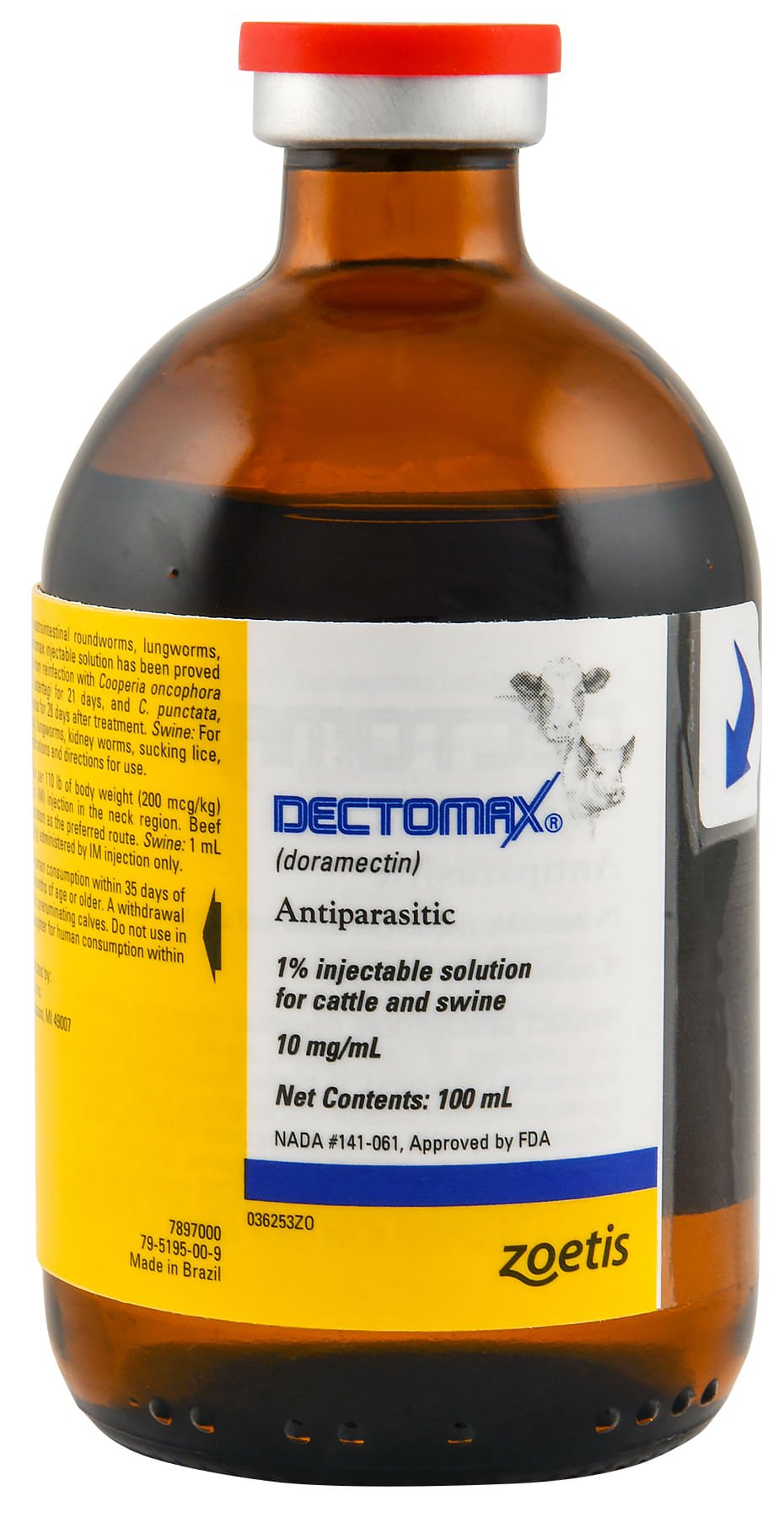 DectoMax Injectable Wormer (Doramectin) for Swine/ Cattle — Lambert Vet ...