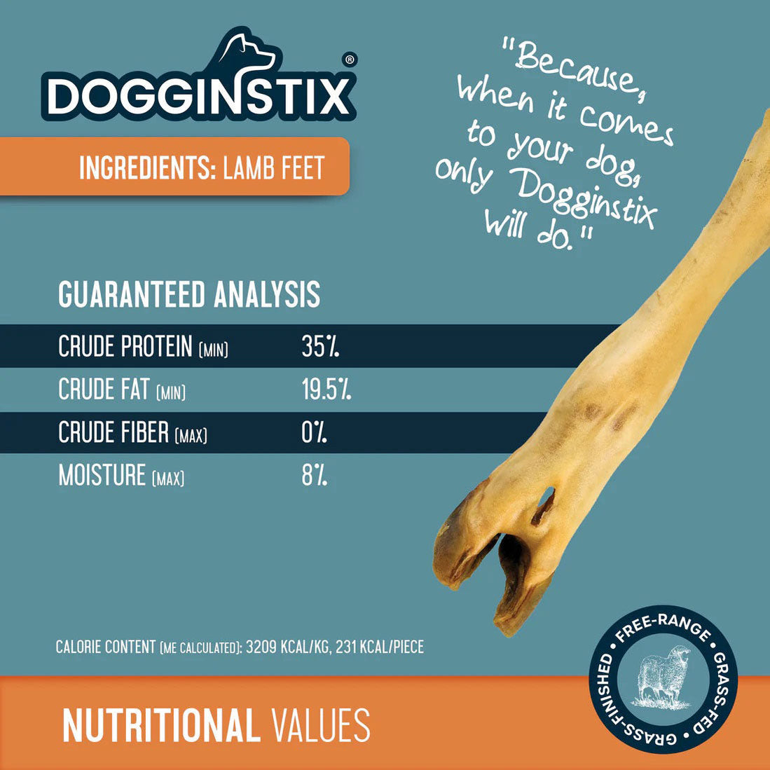 Dogginstix - LAMB FEET - — Lambert Vet Supplies