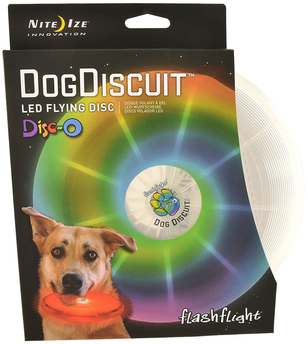 FlashFlight Dog Discuit LED Light-Up Flying Disc — Lambert Vet Supplies