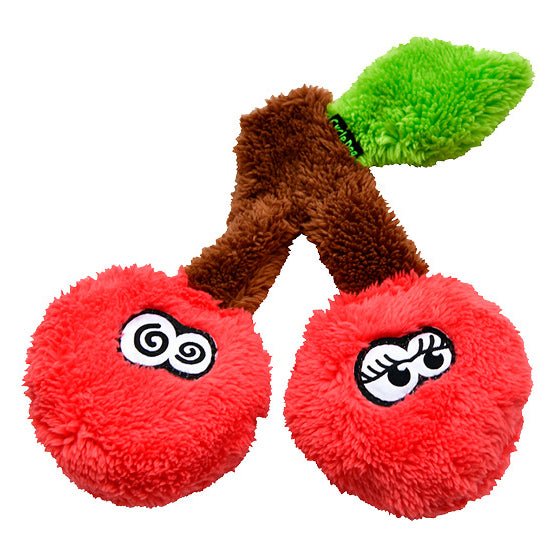 Duraplush Cherries Plush Dog Toy, Small — Lambert Vet Supplies