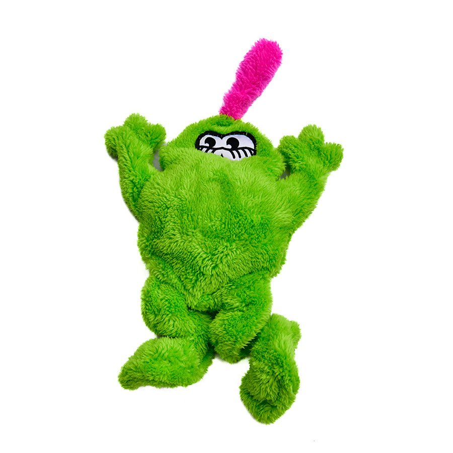 Duraplush Frog Plush Dog Toy, Green, Medium — Lambert Vet Supplies