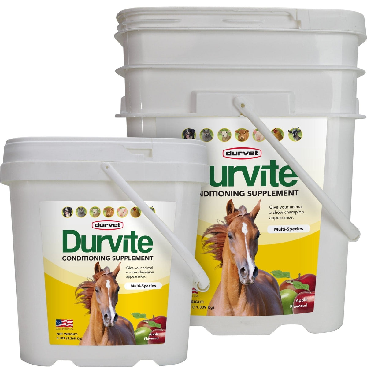 Durvet Durvite Conditioning Supplement for Multi-Species, 25 lbs ...